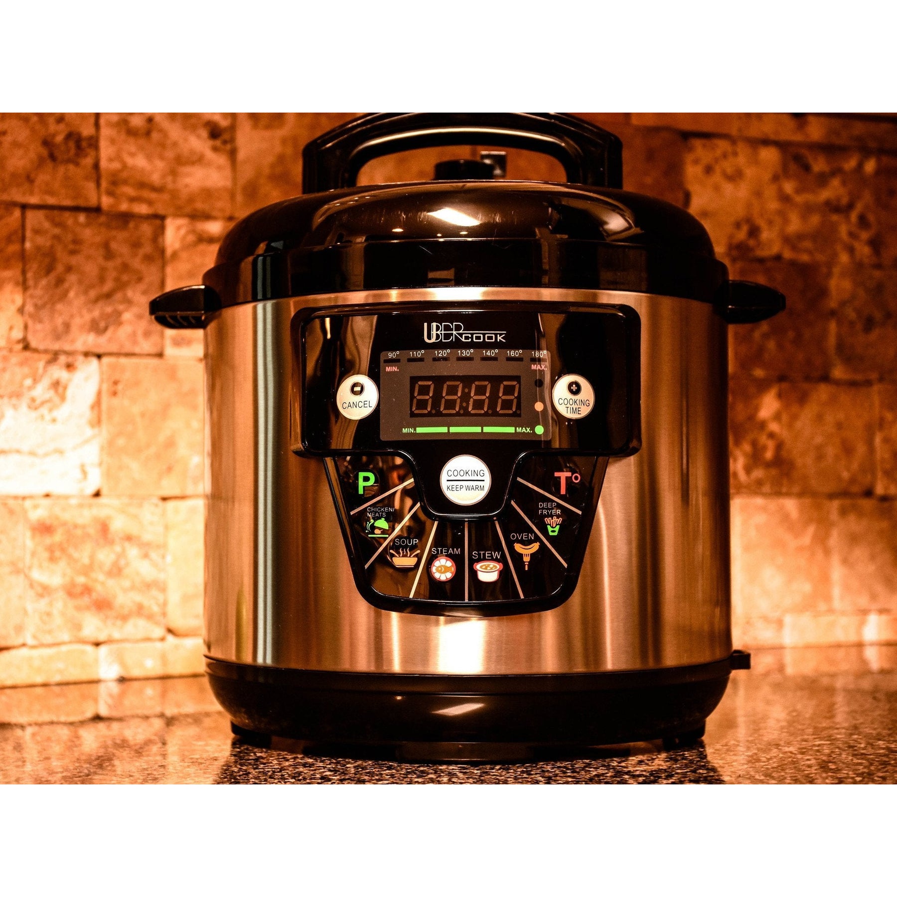 Uber Appliance UB-CK1 Uber Cook 6 Quart 1000 Watt Electric Pressure Co